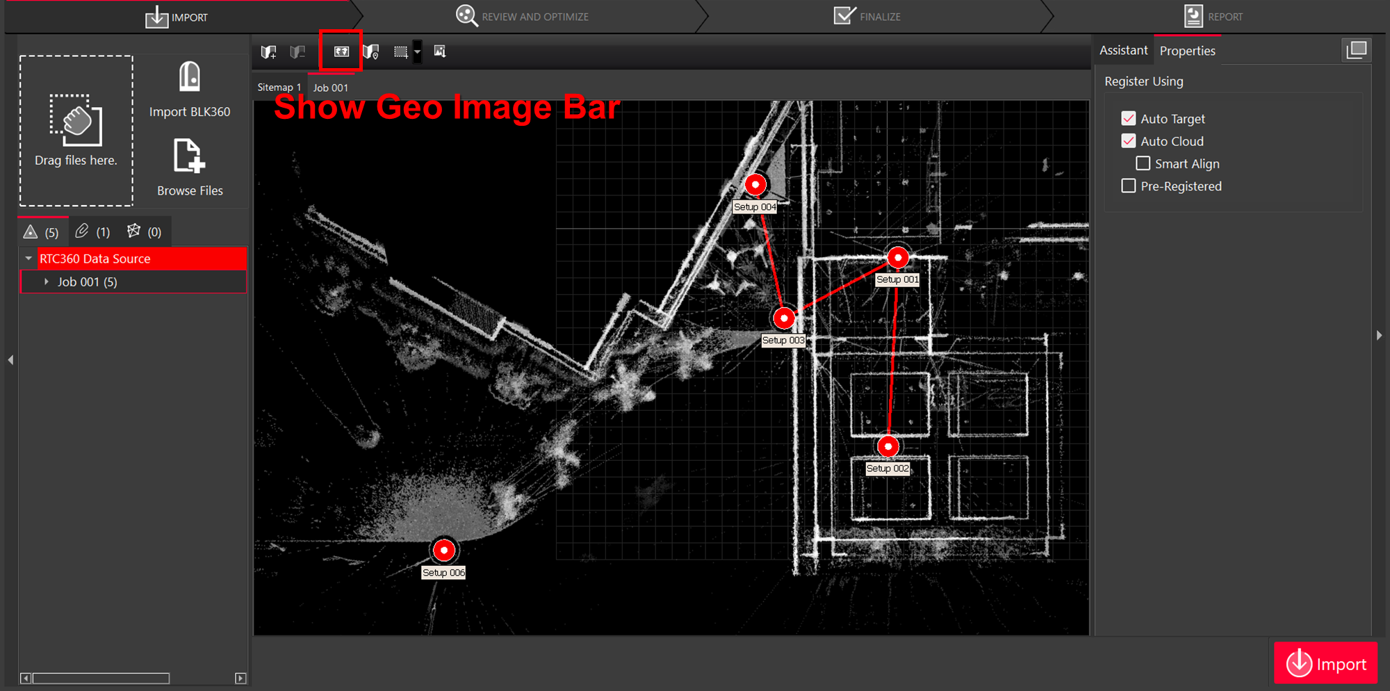 (2023.0.1) Geolocation of RTC360 Setups