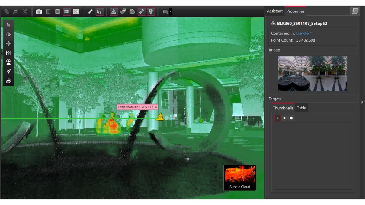 2023 Display IR imagery as false-color by temperature