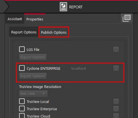 Direct Publish to Cyclone ENTERPRISE