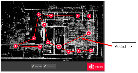 Add Cyclone FIELD 360 Type Links in the Import Area