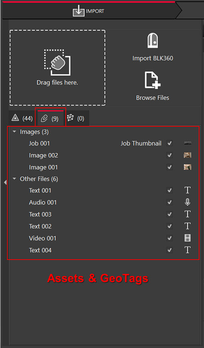 Importing Tags and Assets from Cyclone FIELD 360