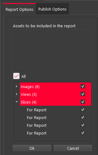 Report Options