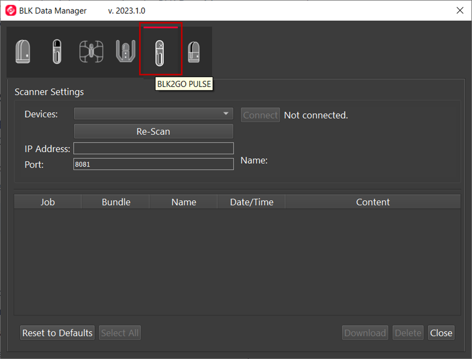 Release Notes | BLK Data Manager