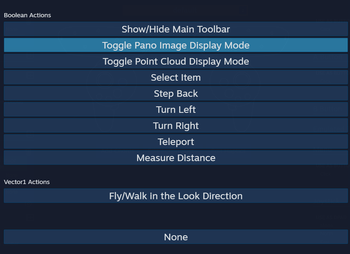 TV Controller Bindings