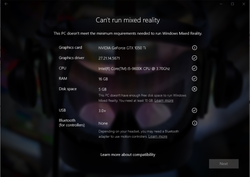 TruView VR Hardware Requirements