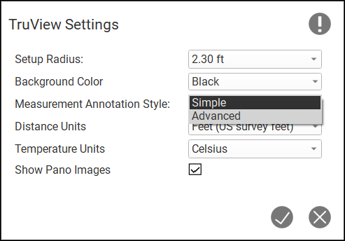 Measurement Annotation Style