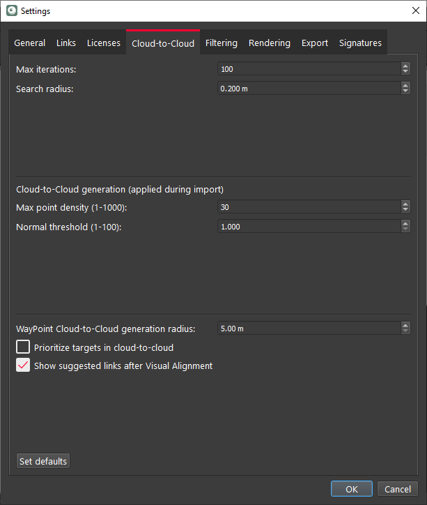 Cloud-to-Cloud Settings
