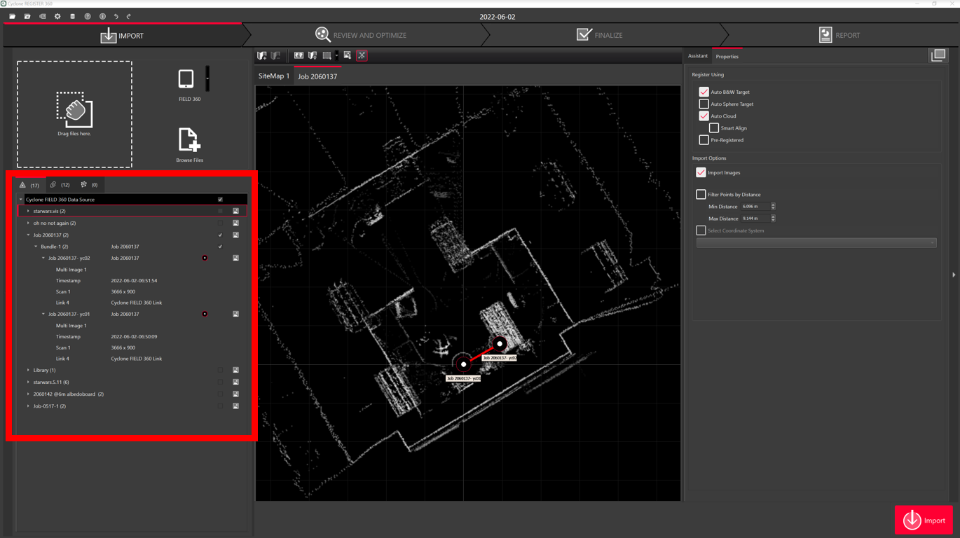 Workflow for Cyclone FIELD 360 and BLK360