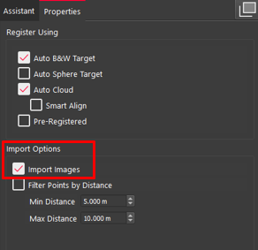 Image Import Options