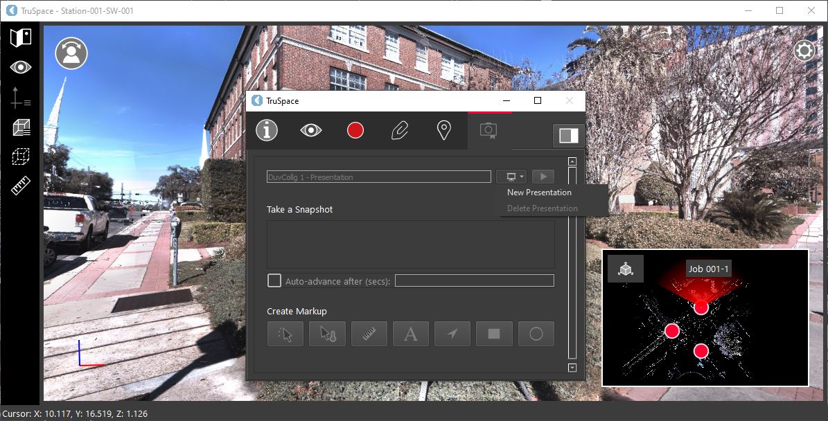 CW TruSpace Creating a New Presentation