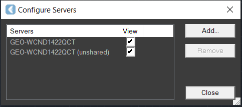 Configure Cyclone Databases...