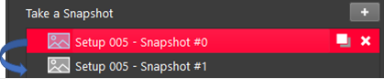CW TruSpace Snapshot Presentation Settings